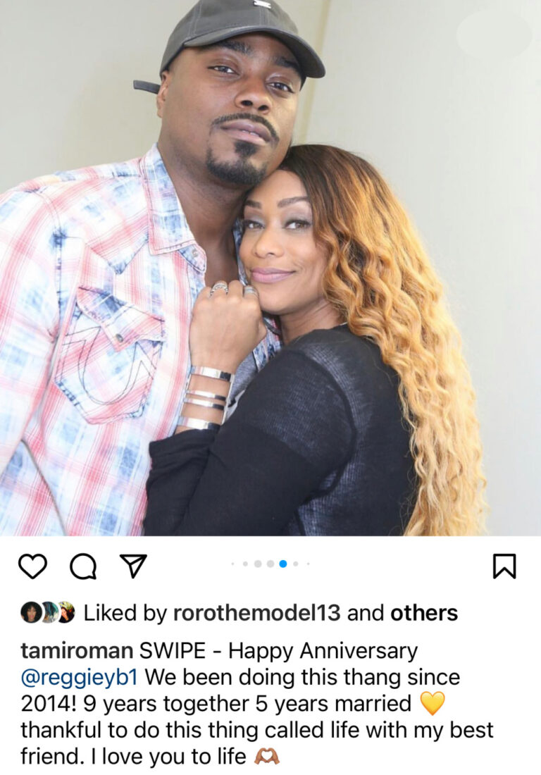 Tami Roman & Reggie Youngblood Celebrate 5th Anniversary