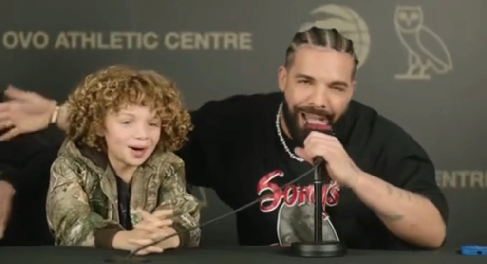 Drake's Son Adonis Releases 'My Man' Freestyle (Video)