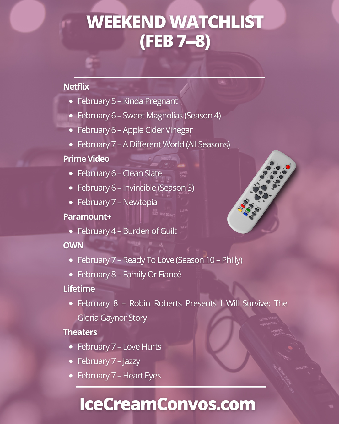 11 TV Shows & Movies For The Perfect Weekend Watchlist
