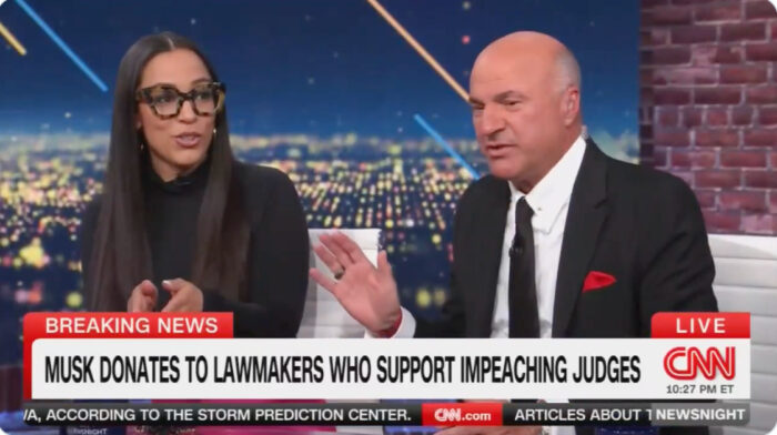 Angela Rye Checks Kevin O’Leary For Touching Her During CNN Broadcast
